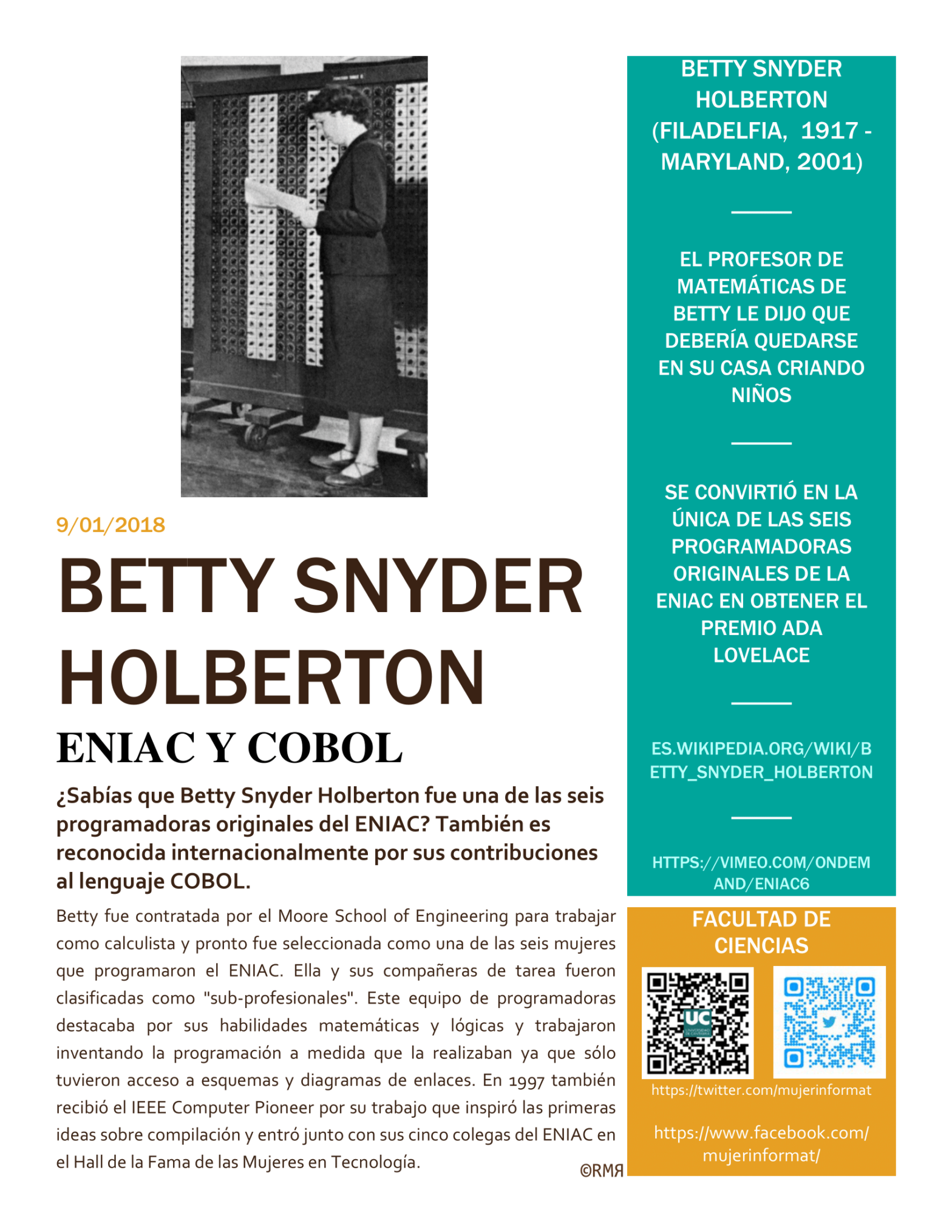 Posters - Las mujeres en la informática